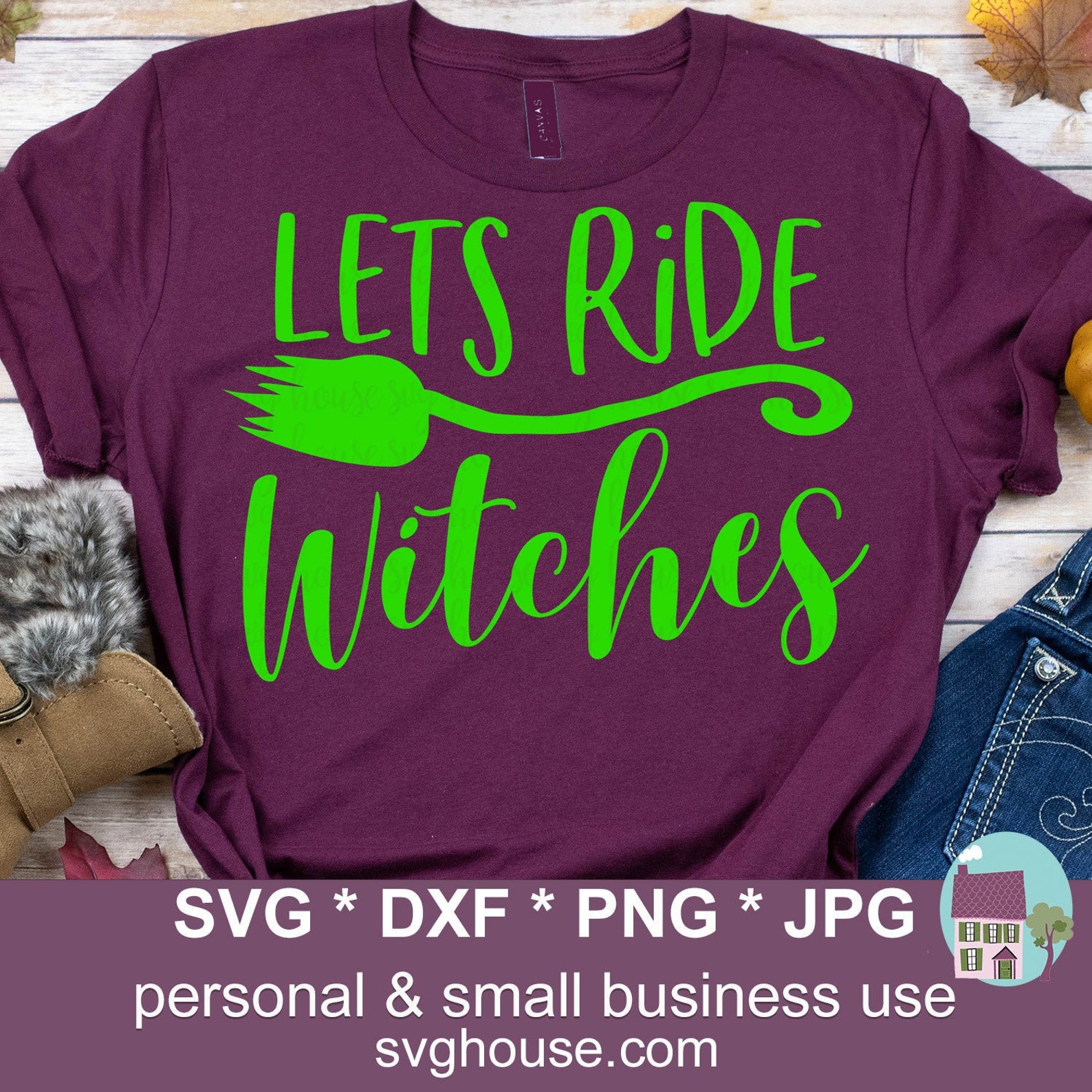 Lets Ride Witches SVG Cut Files for Cricut and Silhouette - Etsy