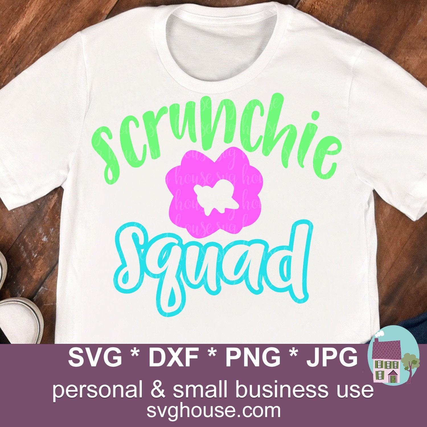 Scrunchie Squad SVG Cut Files For Cricut And Silhouette | Etsy