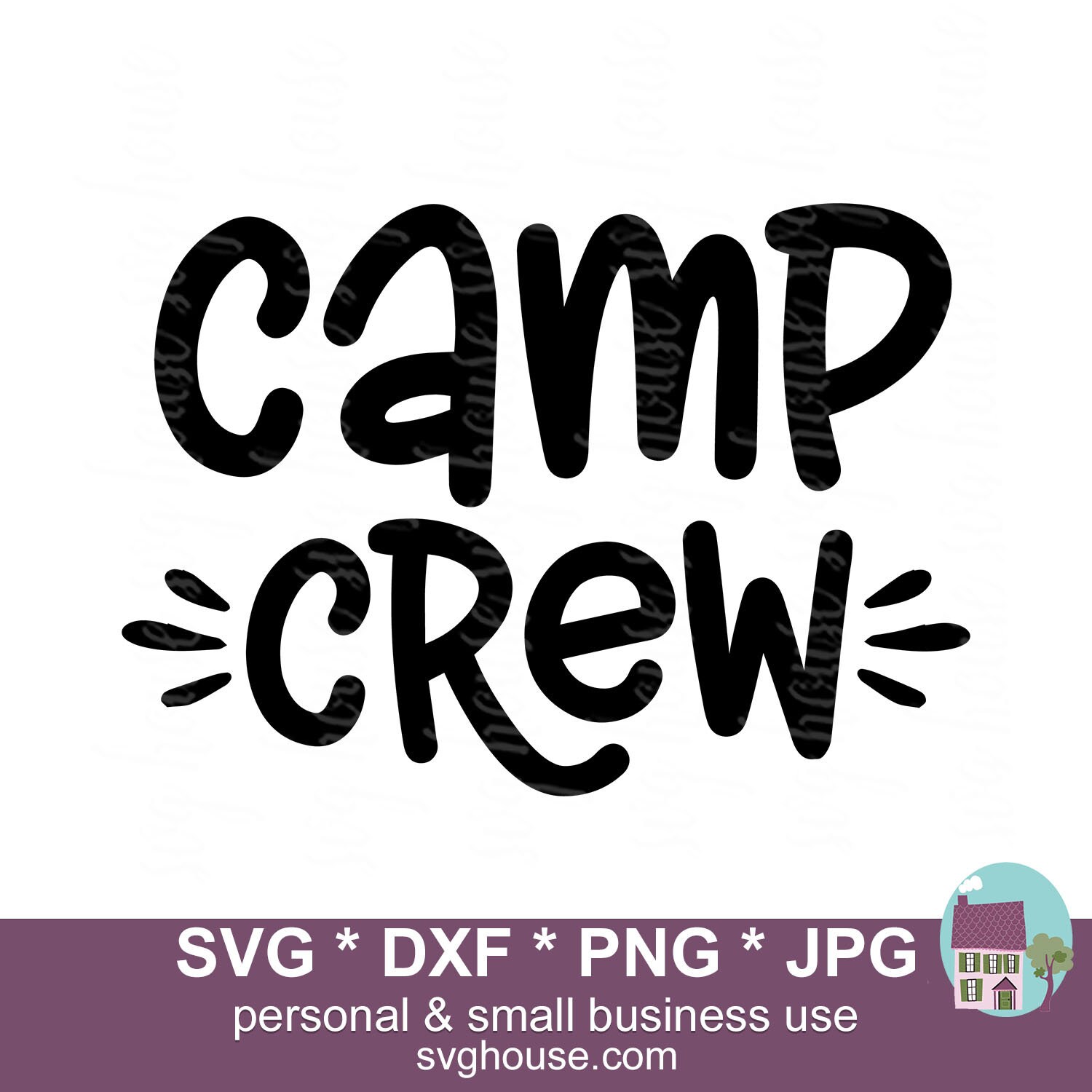 Camp Crew SVG Summer Camp Cut Files for Cricut and Silhouette - Etsy