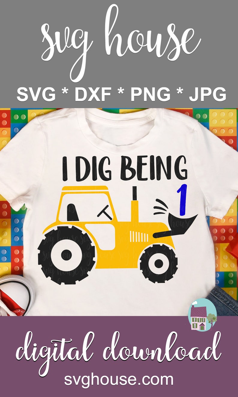 I Dig Being 1 SVG 1st Birthday Svg Boy Birthday SVG SVG - Etsy