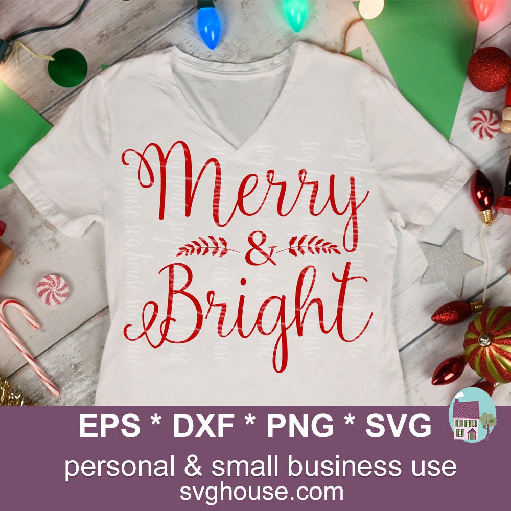 Christmas SVG Bundle Holiday Cut Files For Silhouette and | Etsy