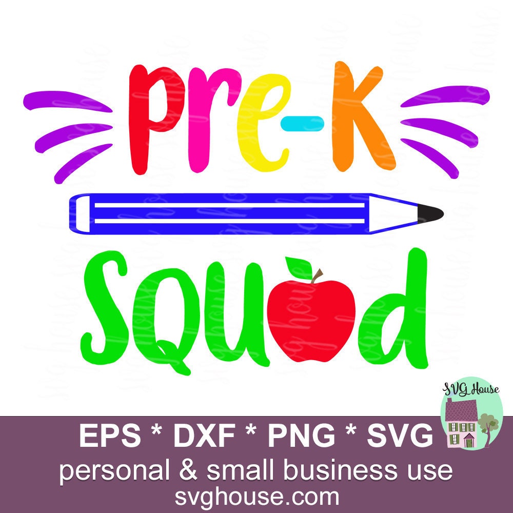Pre K Squad Svg Pre K Svg Pre-k Svg Preschool Svg Pre-k - Etsy Canada