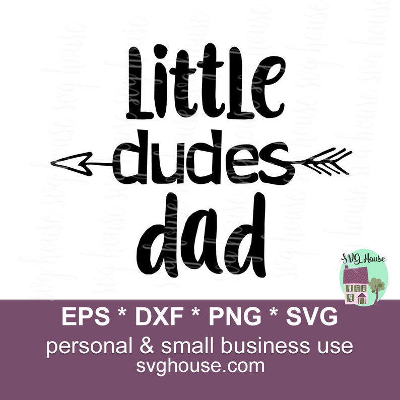 Father Son Svg Little Dudes Dad SVG Dads Little Dude Svg | Etsy