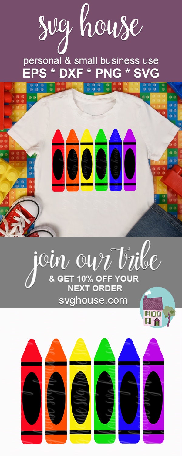 Crayons SVG Cut Files for Cricut and Silhouette | Etsy Canada