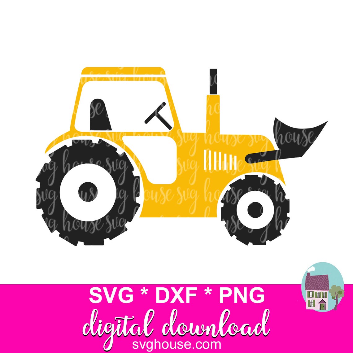 Tractor Truck SVG Files for Cricut and Silhouette Includes DXF - Etsy