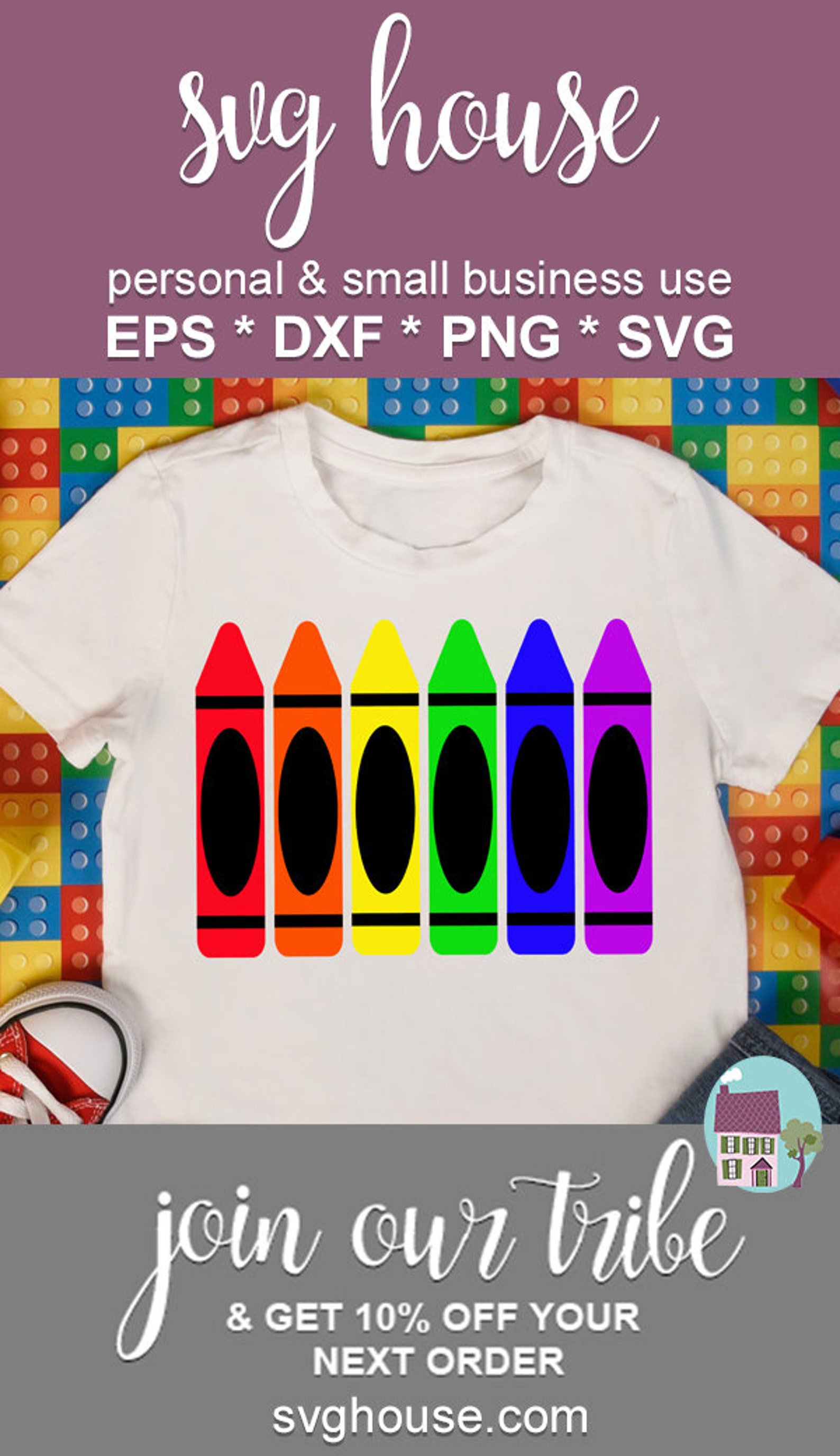 Crayons SVG Cut Files for Cricut and Silhouette | Etsy Canada