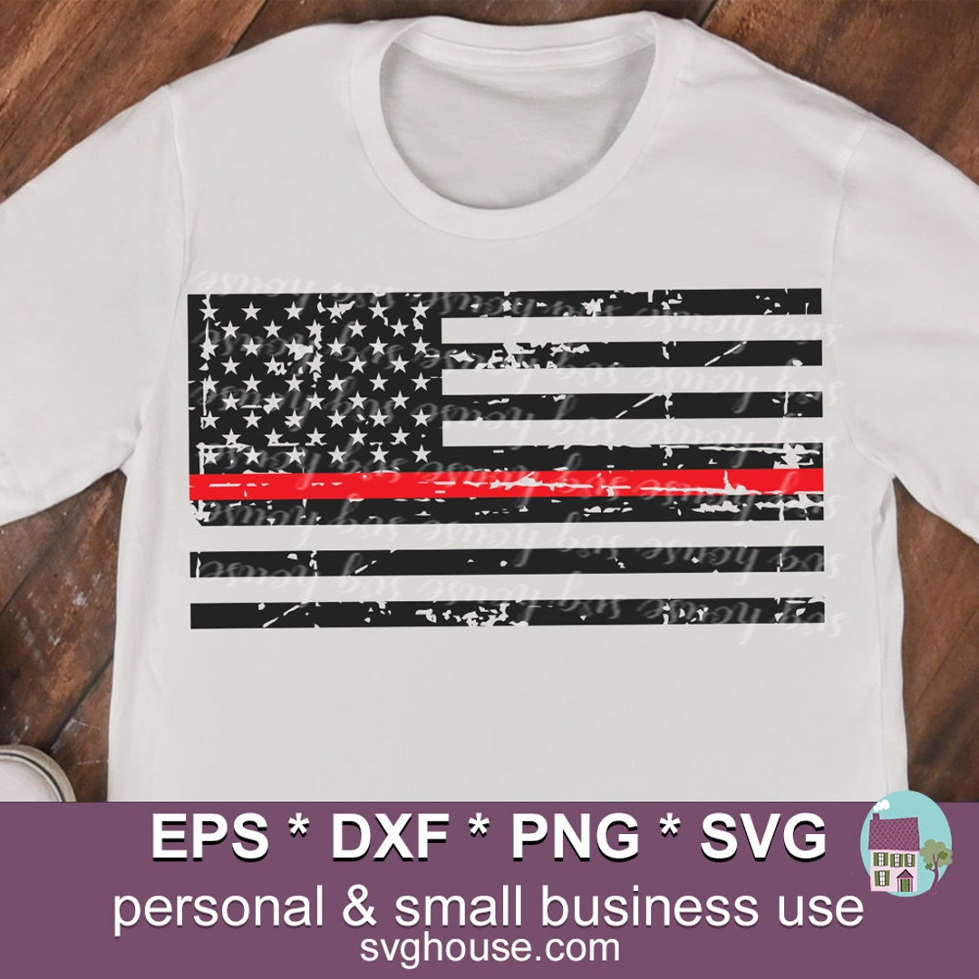 Thin Red Line Flag Svg, Firefighter Svg, Thin Red Line Svg, Fireman Svg ...