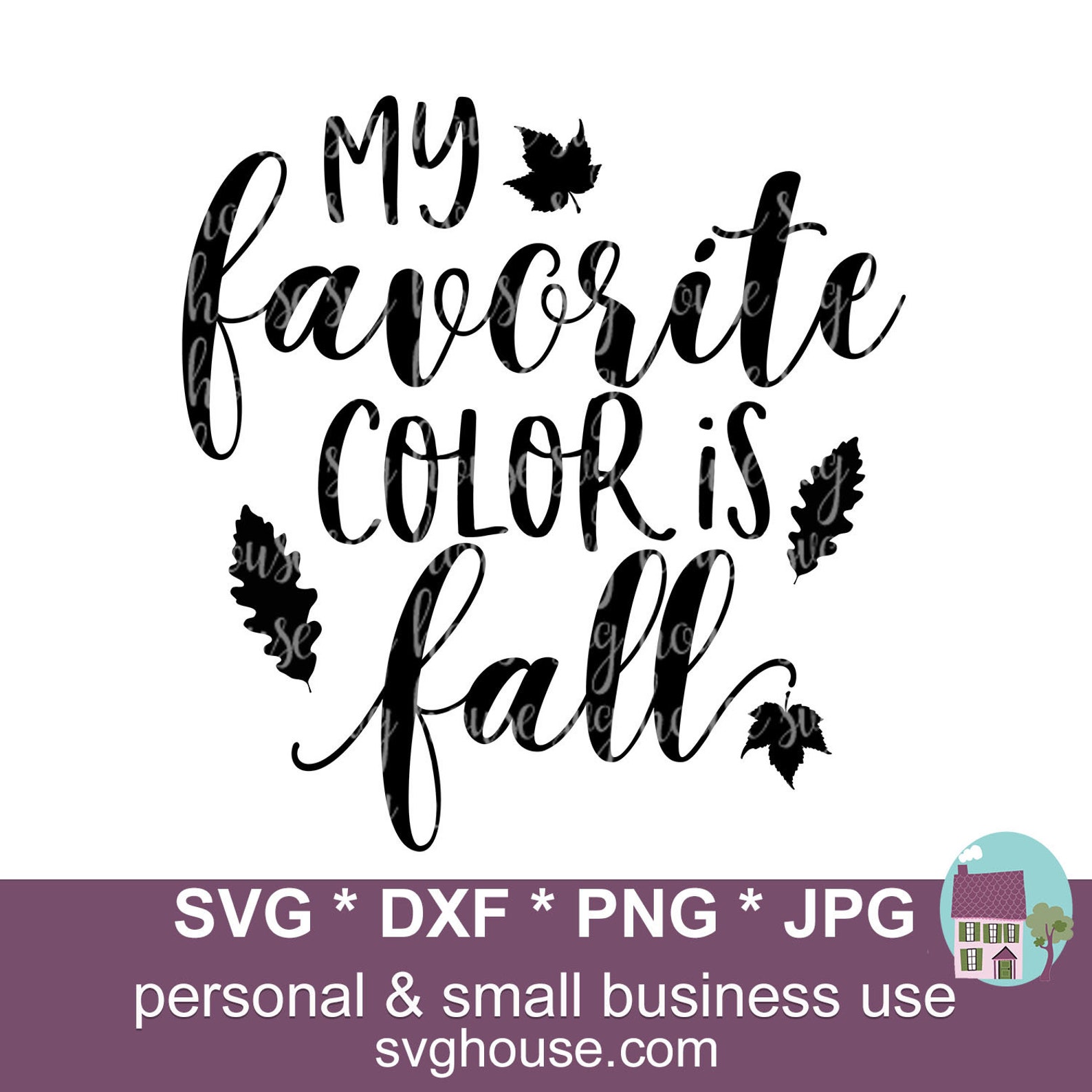 My Favorite Color is Fall SVG Cut Files for Cricut and - Etsy