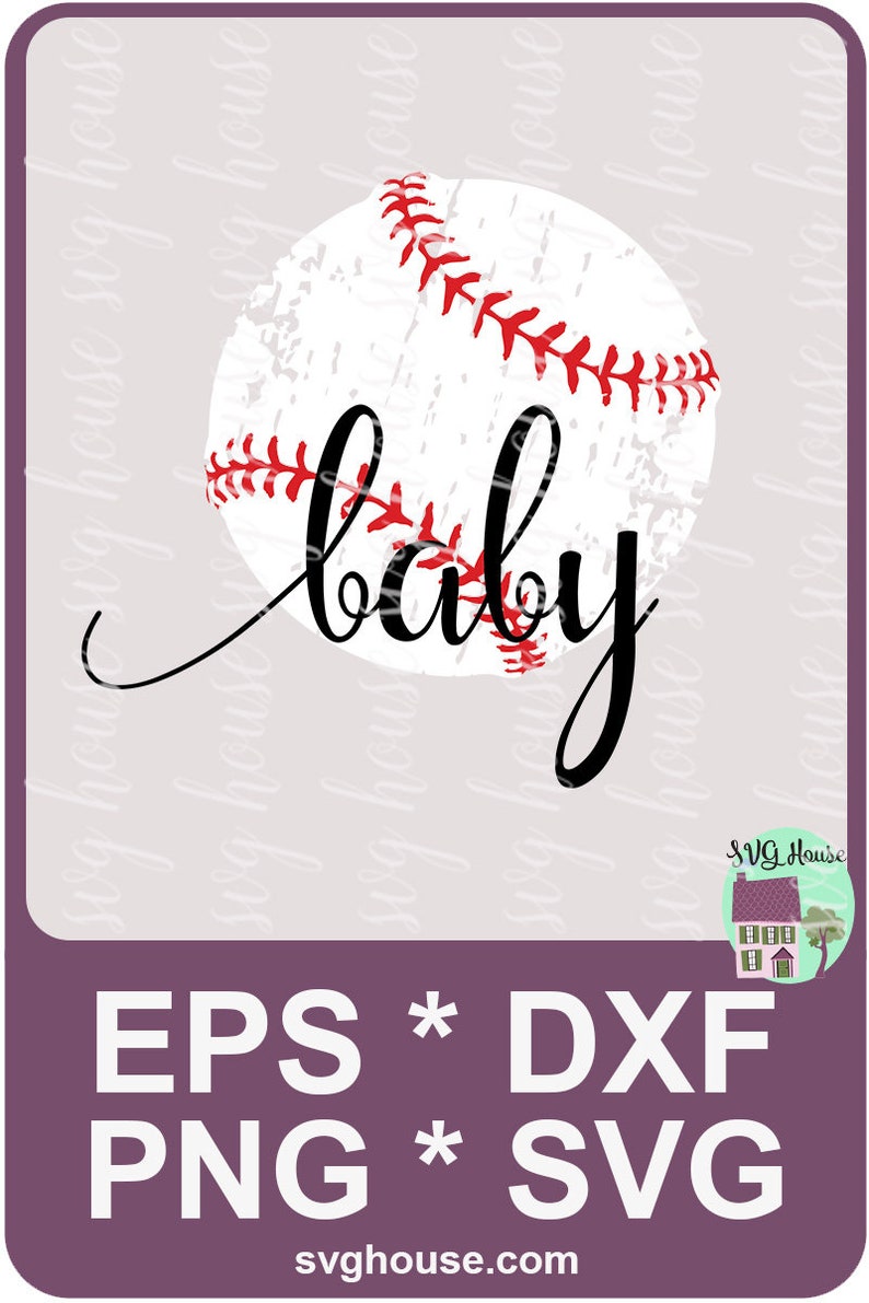 Baseball Baby SVG Cut Files for Cricut and Silhouette | Etsy UK