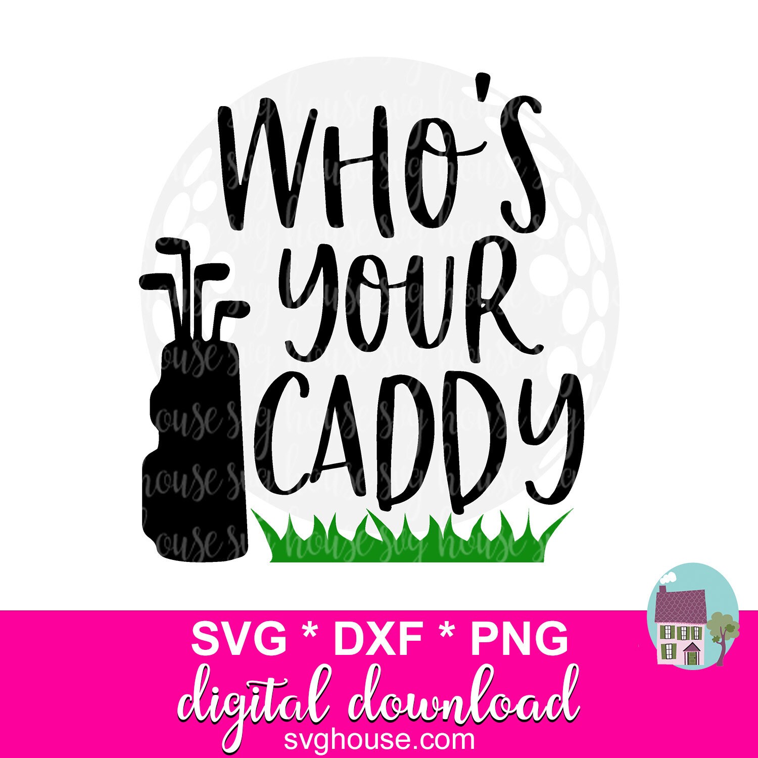 Who's Your Caddy SVG Funny Golf SVG Cut Files for Cricut - Etsy Singapore