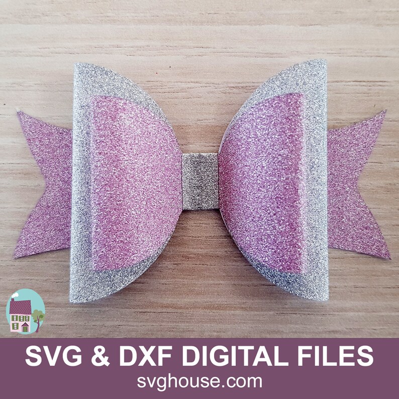 Avery Double Bow Template SVG for Cricut and Silhouette | Etsy UK