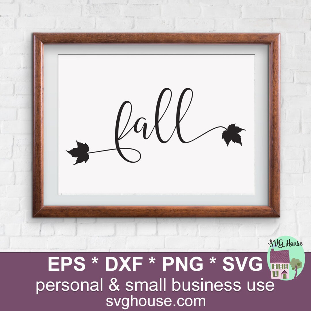 Fall Word Svg, Fall Word Art Svg, Fall Sign Svg, Fall Sign Cut File ...