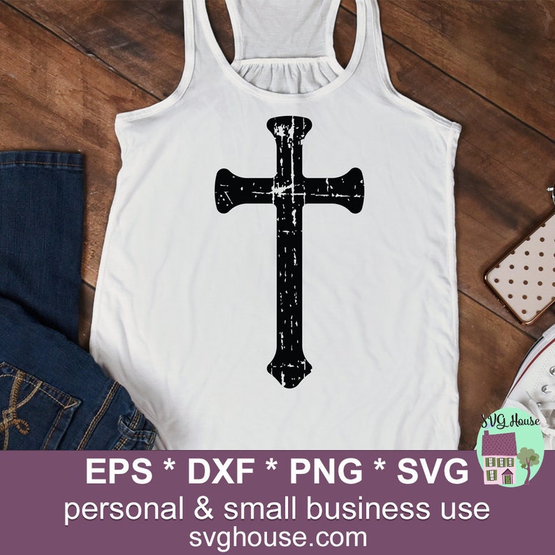 Cross Svg Distressed Cross Svg Grunge Cross Svg Cross Svg | Etsy