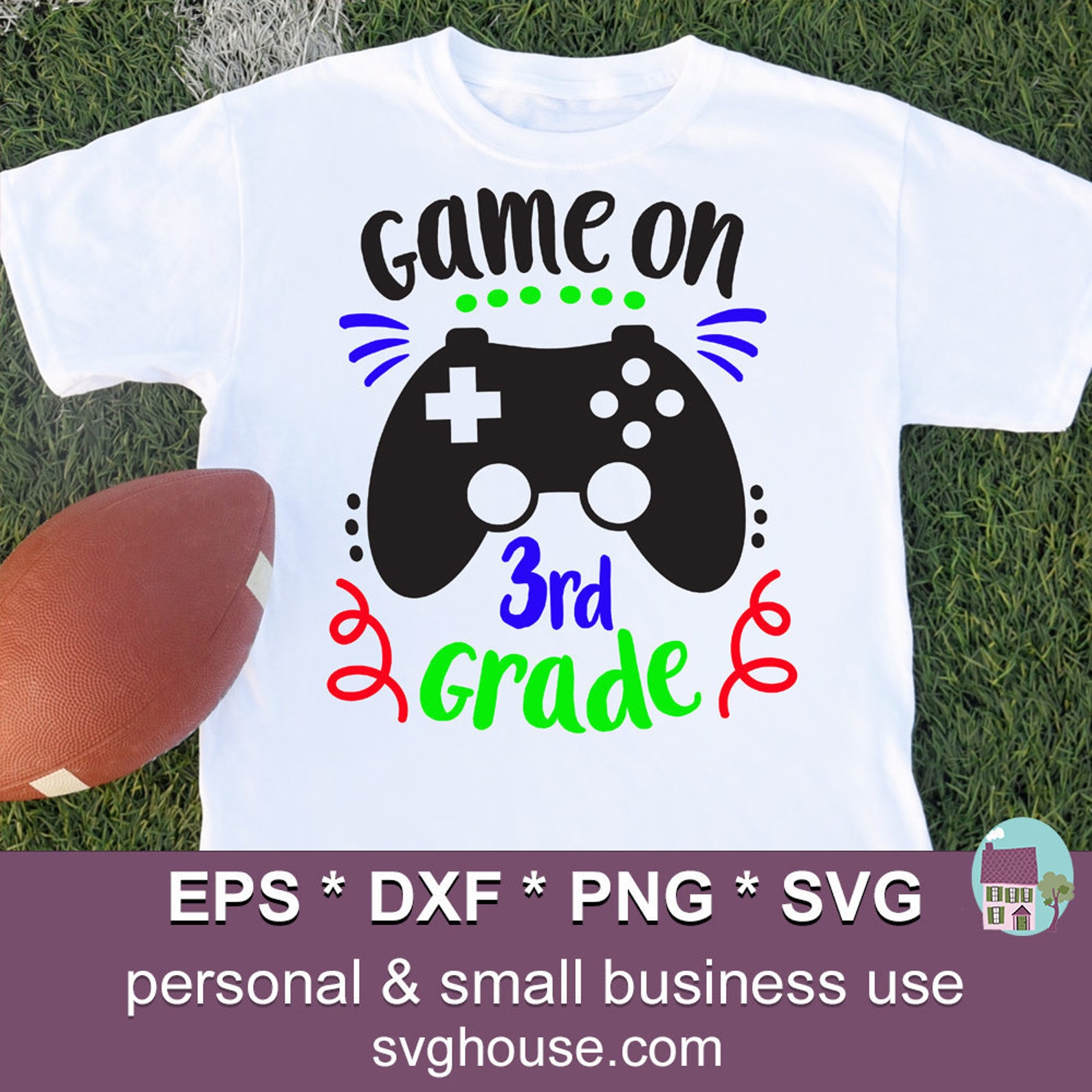 Game on 3rd Grade SVG 3rd Grade SVG First Day School Svg - Etsy UK