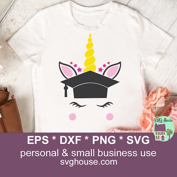 Graduation Unicorn Svg Unicorn Grad Svg Unicorn Graduation | Etsy Canada