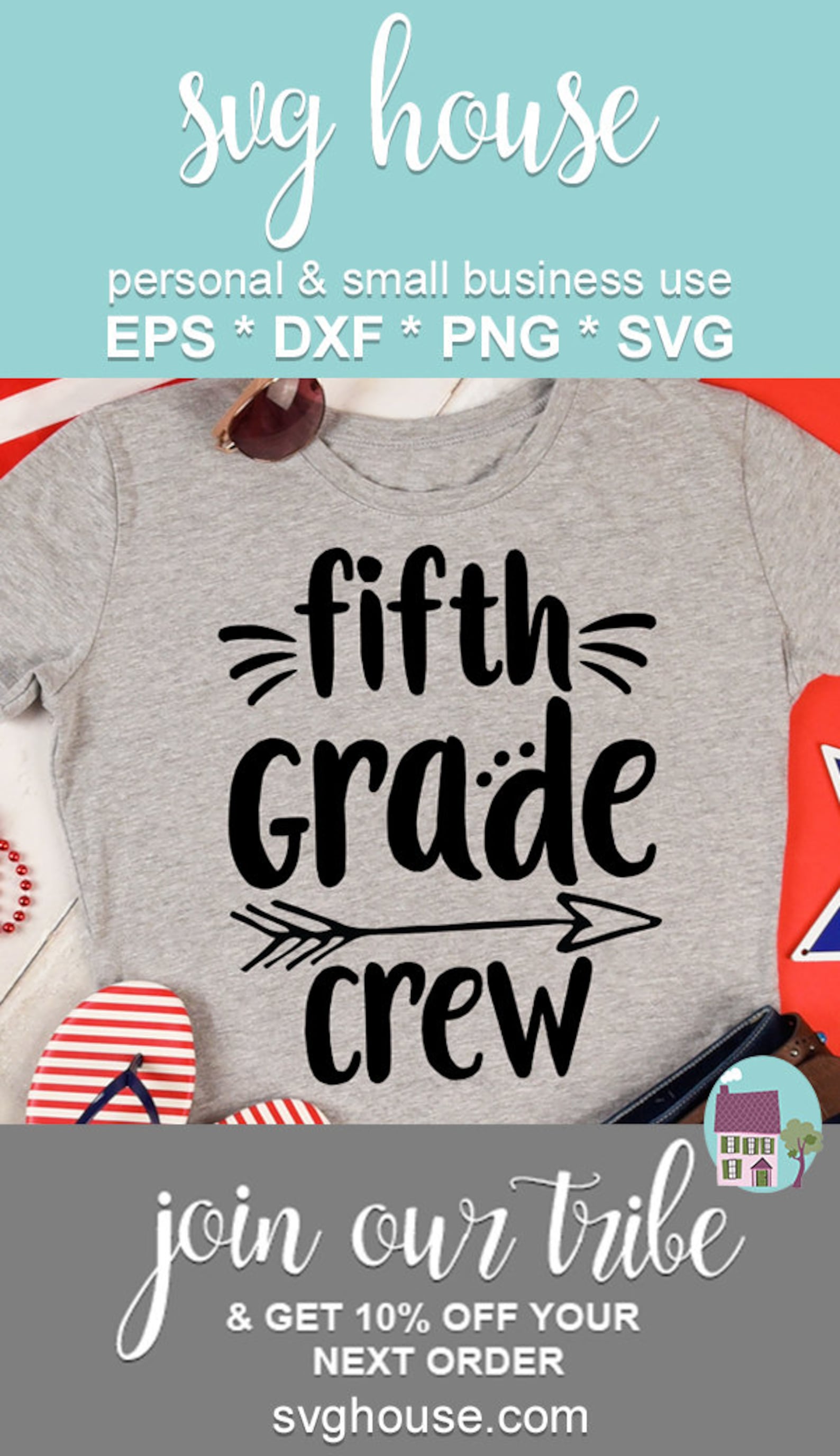 Fifth Grade Crew SVG 5th Grade Crew SVG First Day School | Etsy UK