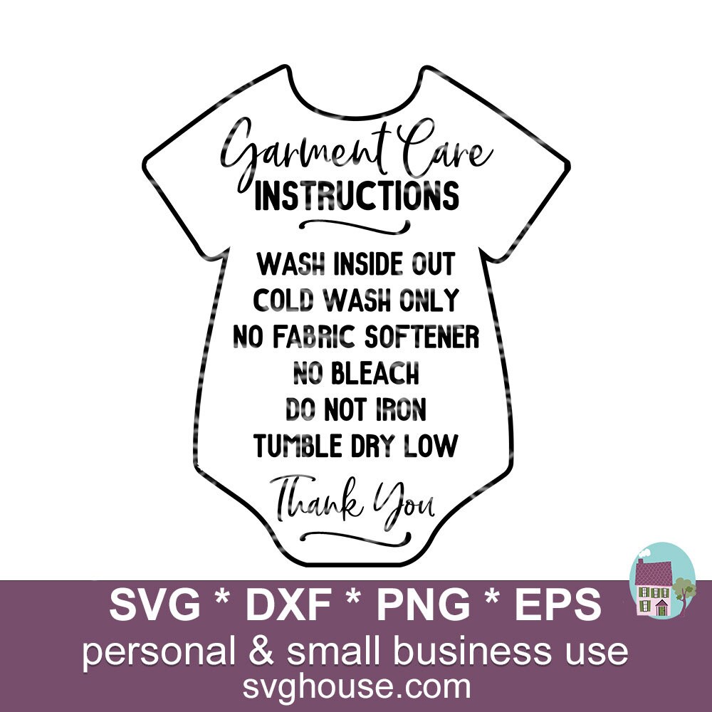 Washing Instructions Svg Bundle Washing Vector Cut Files | Etsy