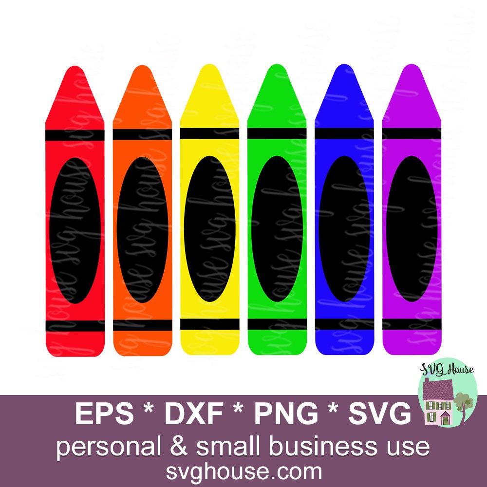 Crayons SVG Cut Files for Cricut and Silhouette - Etsy Canada