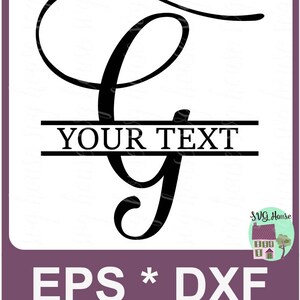 Split Letter G Svg, Split Monogram Svg File, Split Letter Svg Files ...