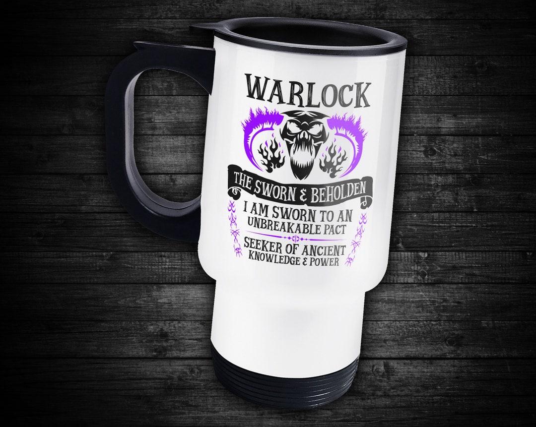 The Warlock class Design Series / Dungeons & Dragons / Travel Mug - Etsy