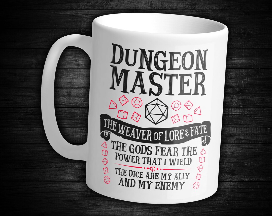Dungeon Master class Design Series / Dungeons & Dragons / Ceramic Mug ...