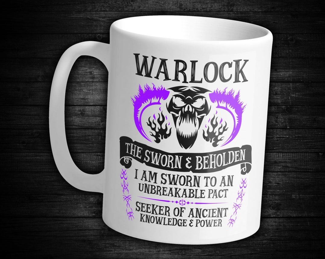 The Warlock class Design Series / Dungeons & Dragons / Ceramic Mug ...