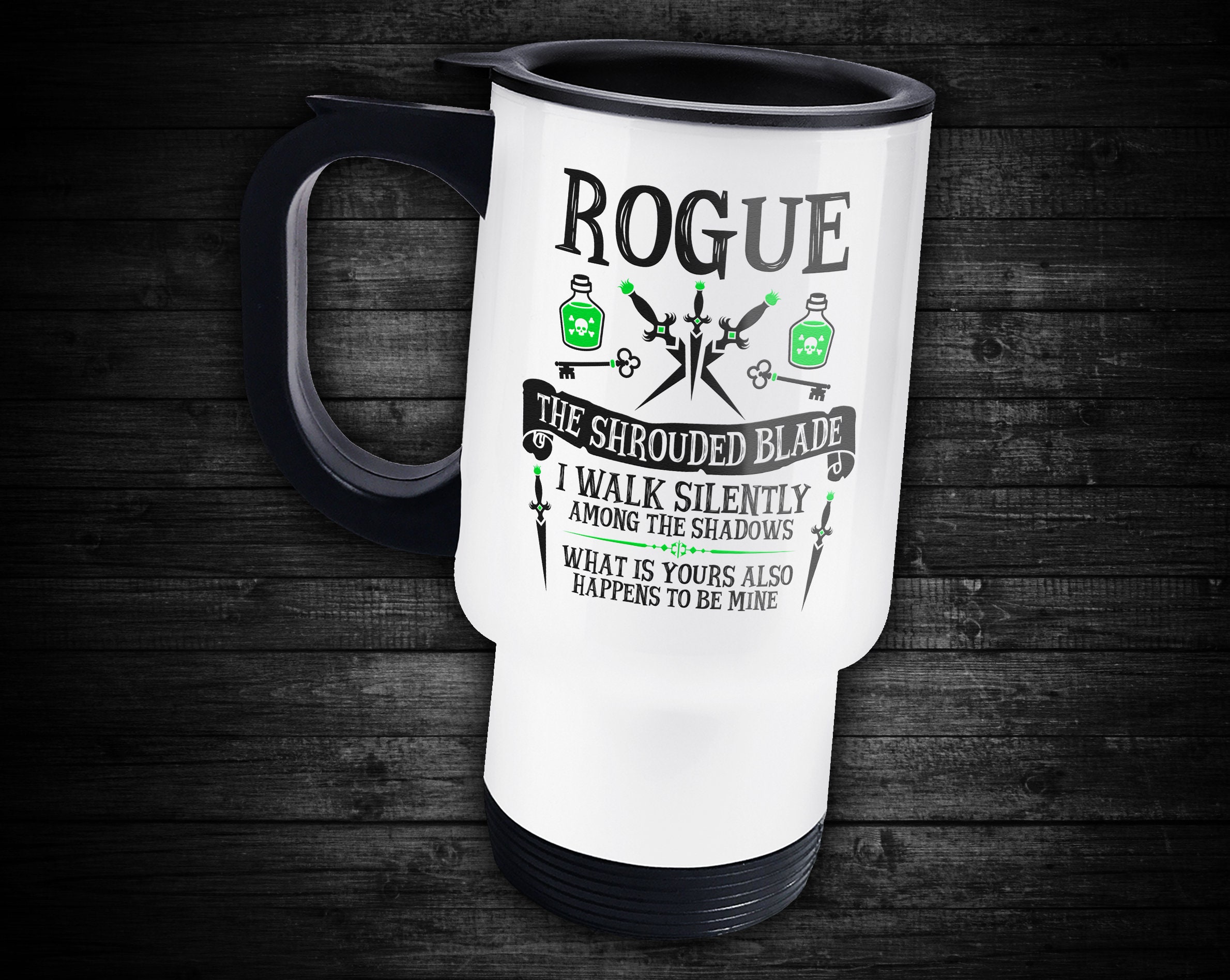 The Rogue class Design Series / Dungeons & Dragons / Travel Mug - Etsy