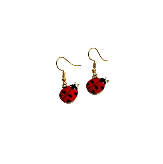 Miraculous ladybug earrings gold store