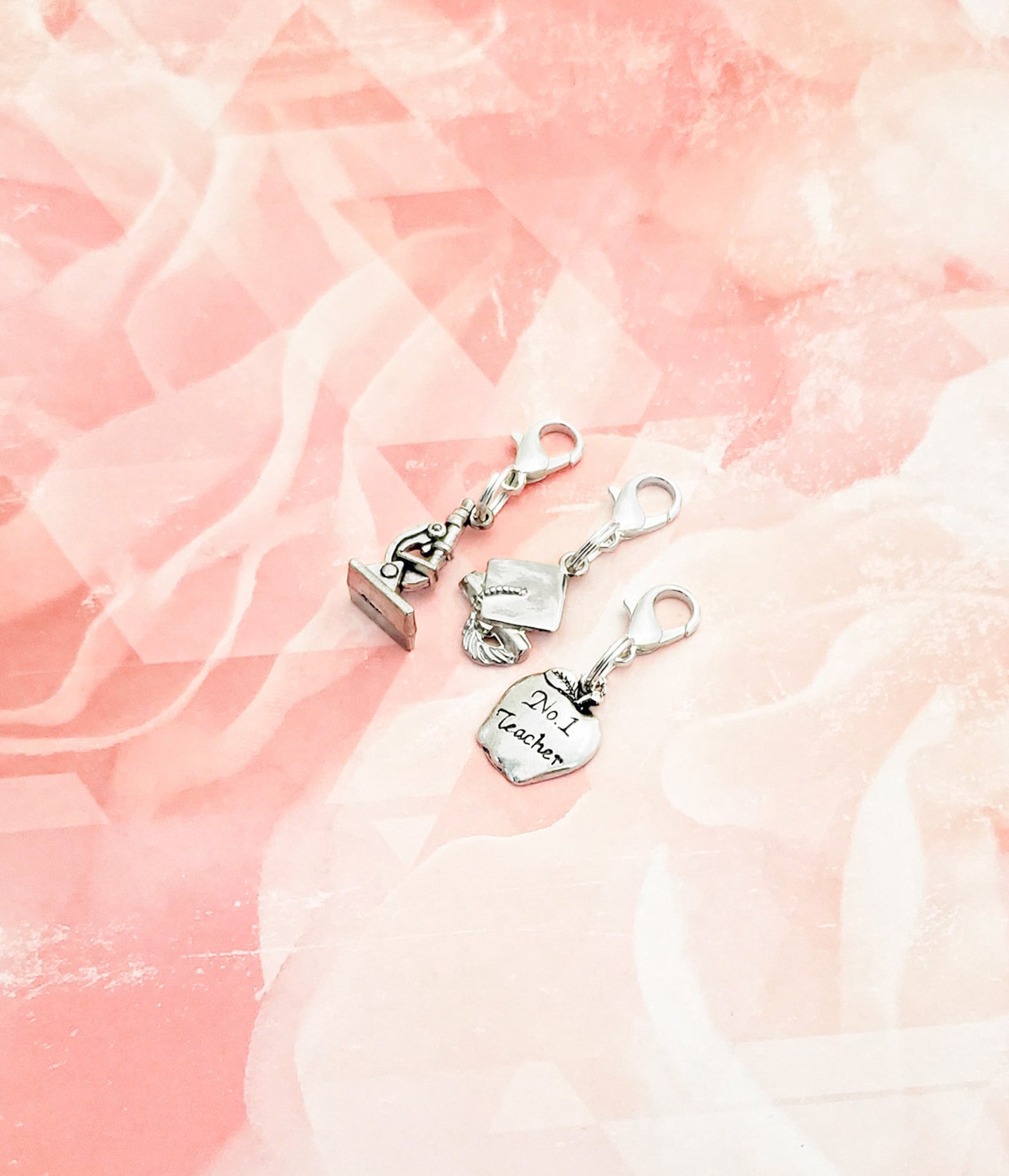 Clip on Charms Zipper Pulls School Graduation Hat Teacher - Etsy