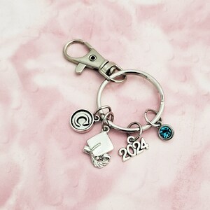 Graduation Hat & 2024 Keyring, Graduation Cap Keychain Keyring ...