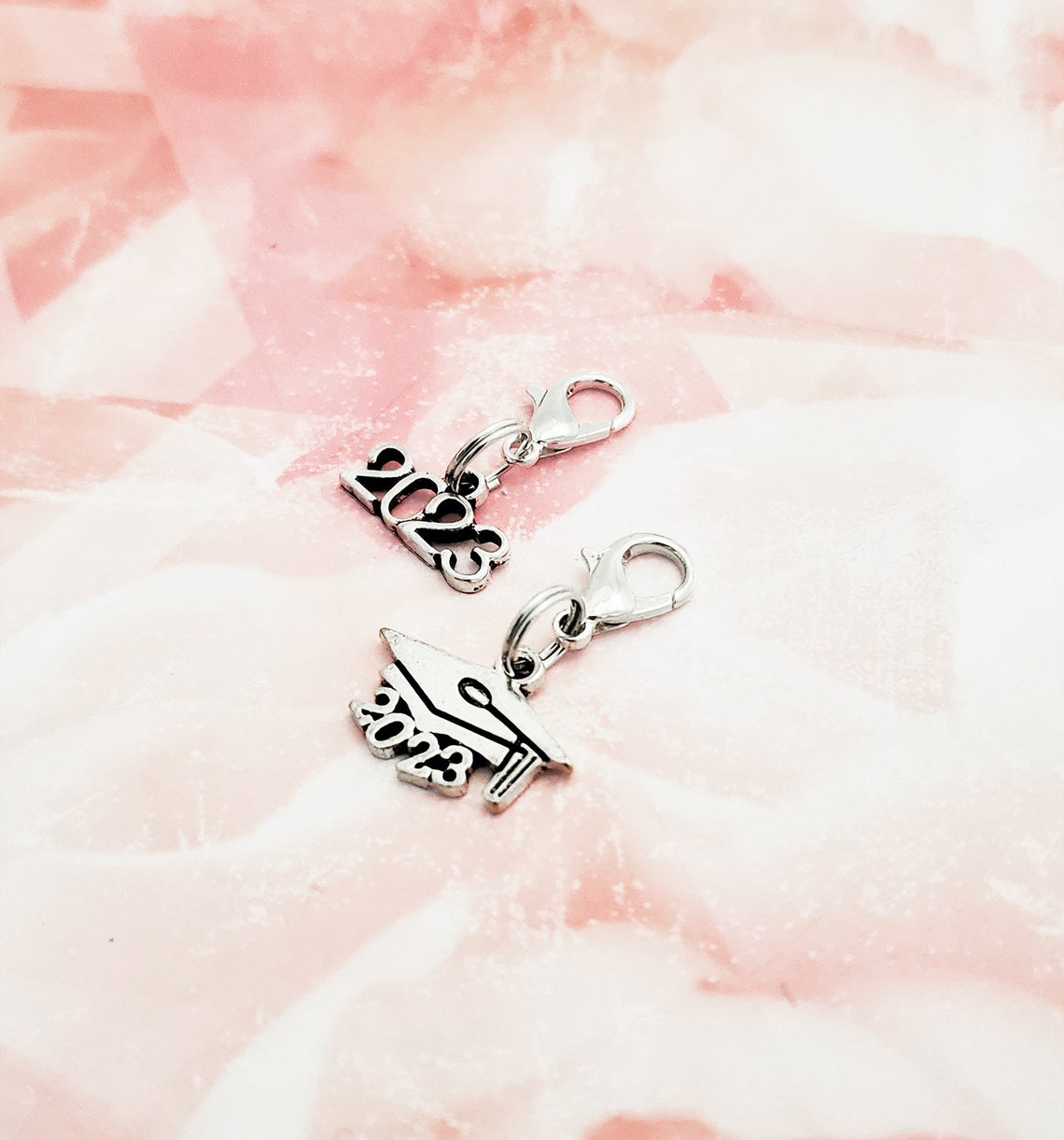 Clip on Charms Zipper Pulls School Graduation Hat Teacher - Etsy