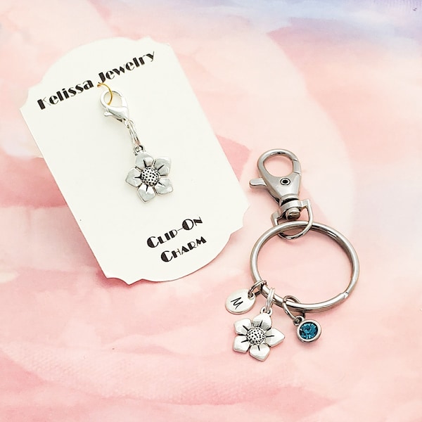 Flower Keychain - Etsy
