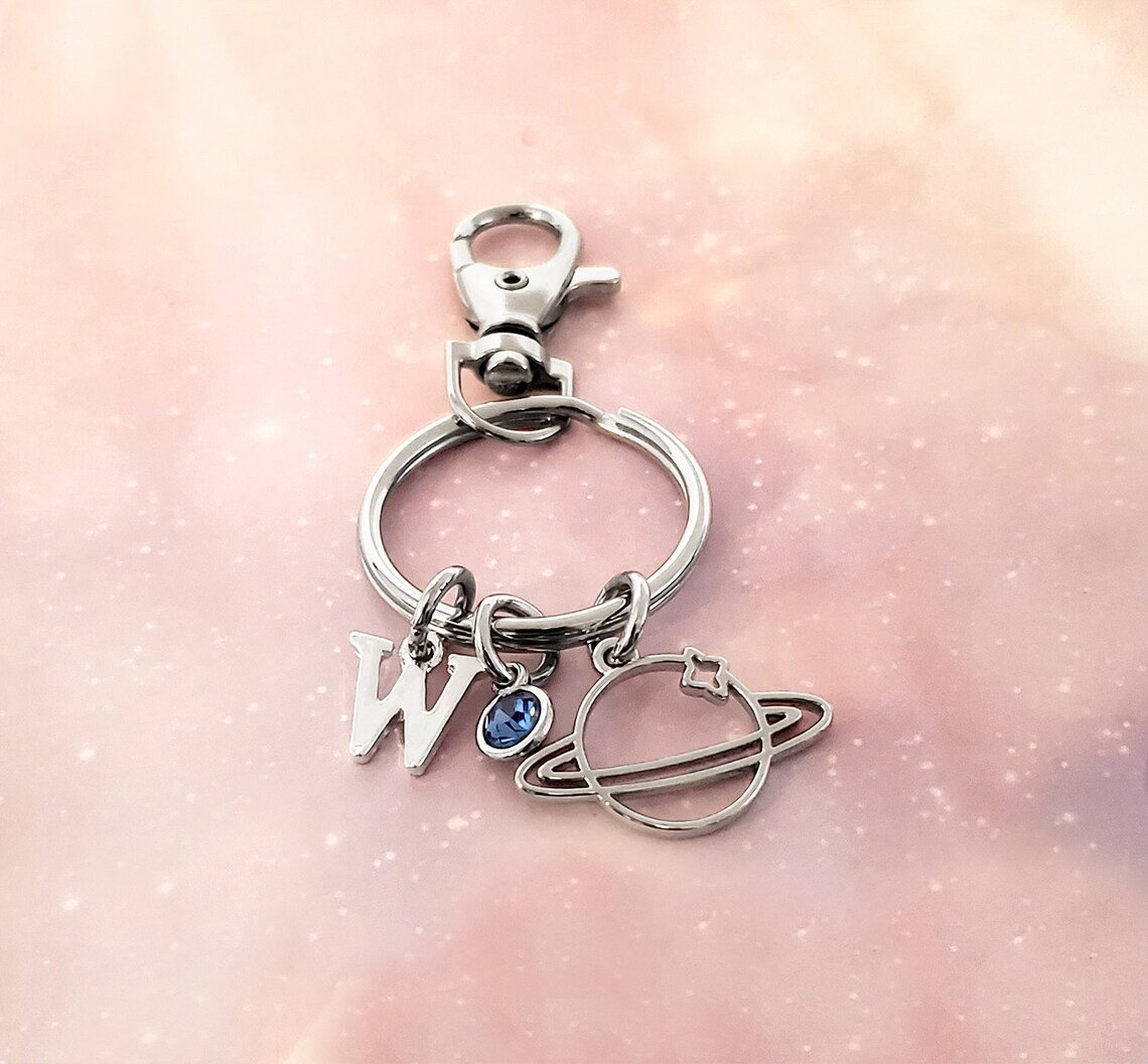 Space Zipper Pull Astronaut Keychain Rocketship Keyring - Etsy