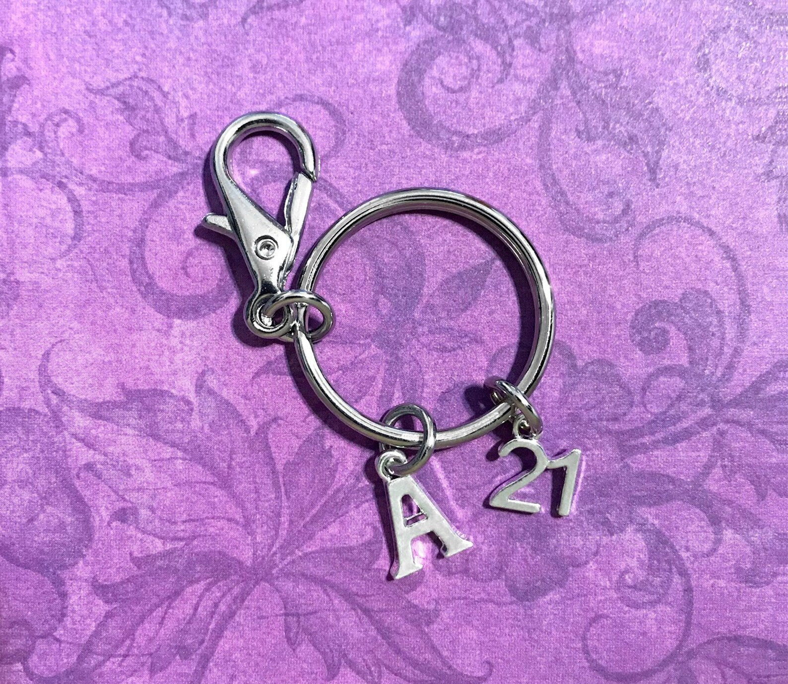 21st Birthday Keyring Keychain Personalized 21 Keychain 21 - Etsy