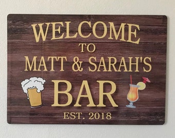 Bar sign | Etsy