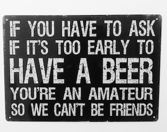 Funny Bar Signs | Etsy UK