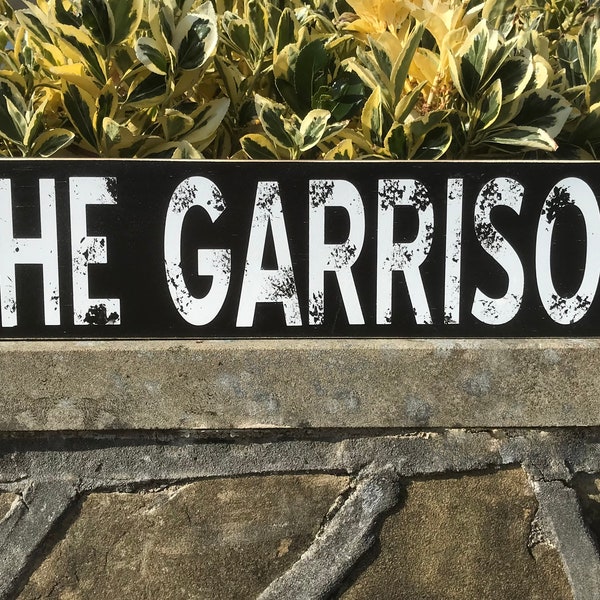 Peaky Blinders the Garrison Sign - Etsy UK
