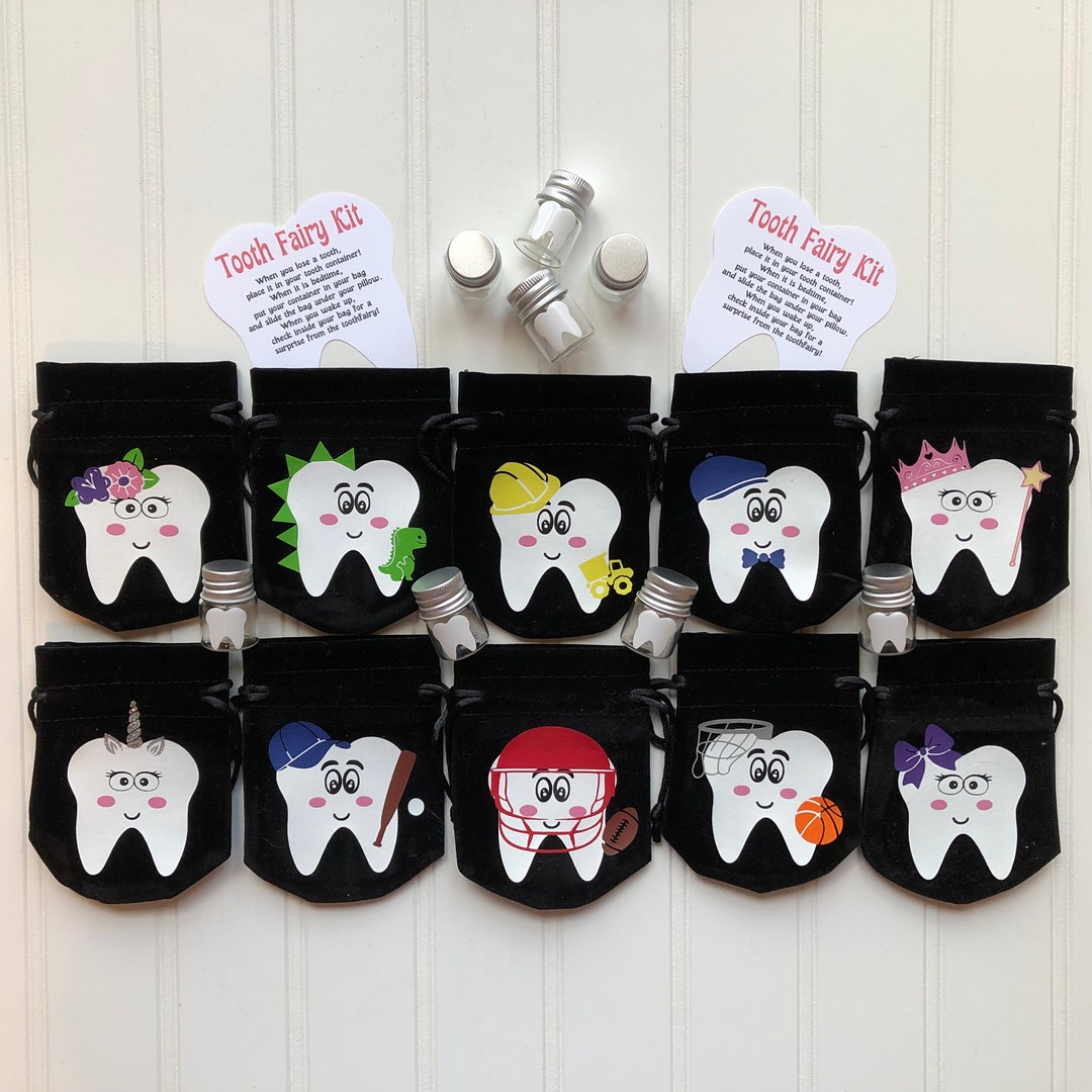 Tooth Fairy Kit Personalized Tooth Fairy Bag Tooth Fairy - Etsy