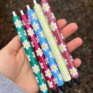 DAISY Pen | Refillable Gel Pen | Glitter Pen - Etsy