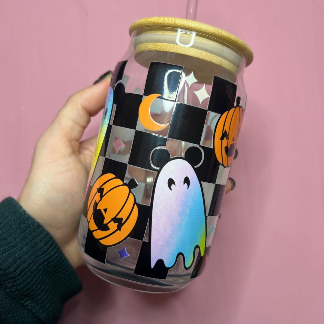 Spooky Glass Can - Etsy