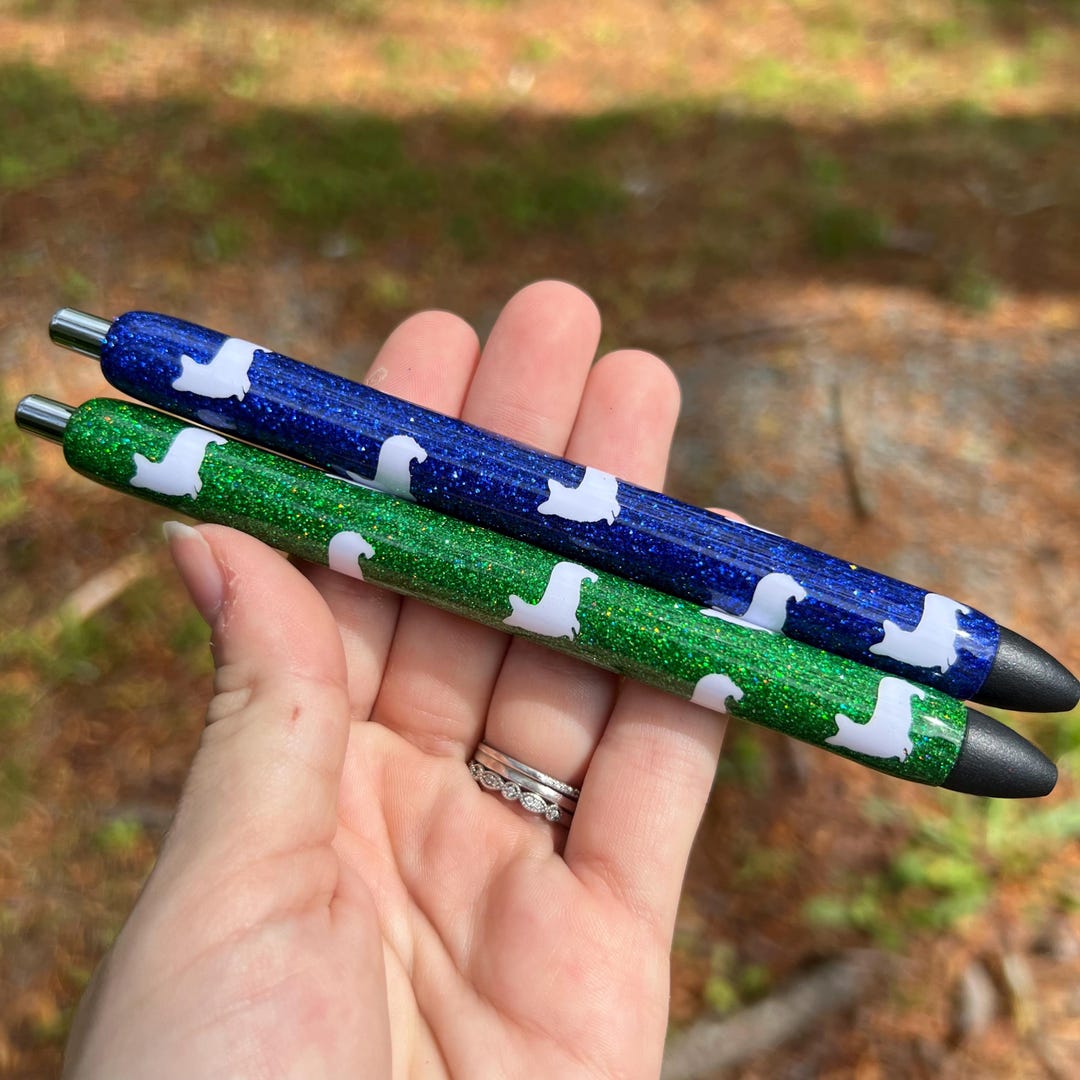 CORGI Pen | Refillable Gel Pen | Glitter Pen - Etsy