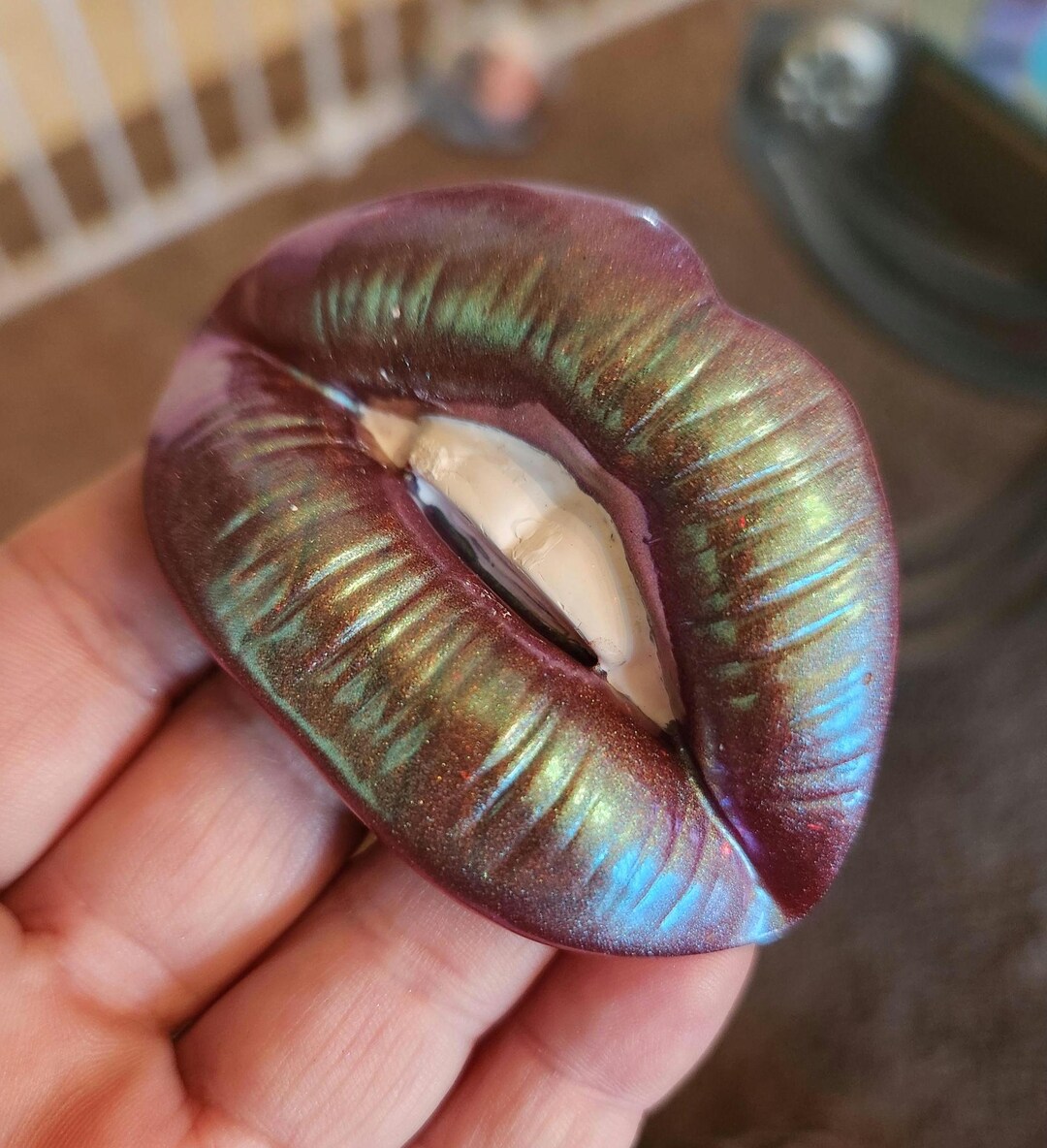 Resin Lip Magnet NEW Color by Theirridatedfox - Etsy