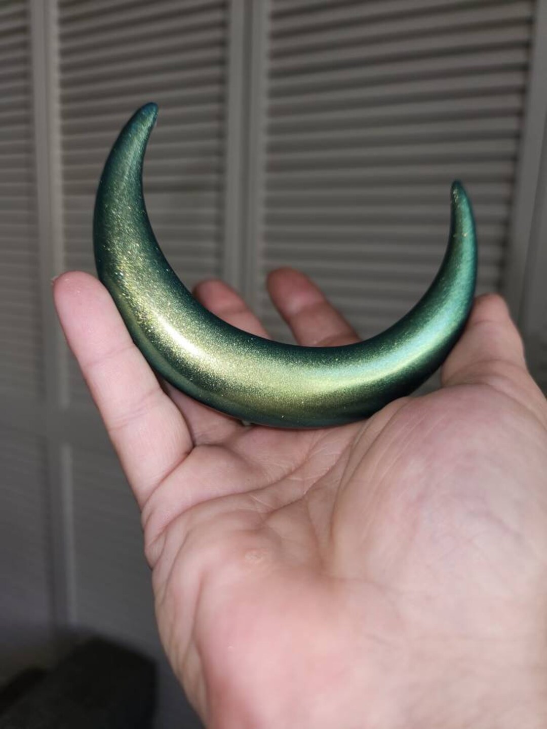 Crescent Resin Moon Hair Stick New Colors by Theirridatedfox - Etsy