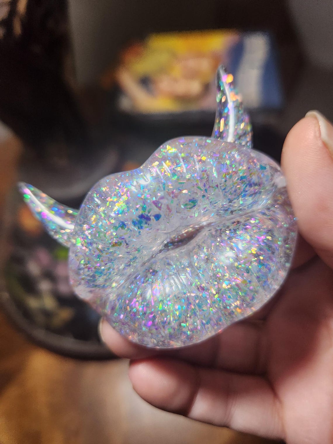 Big 3D Horned Lip Magnet "opal Party Lips" by Theirridatedfox - Etsy
