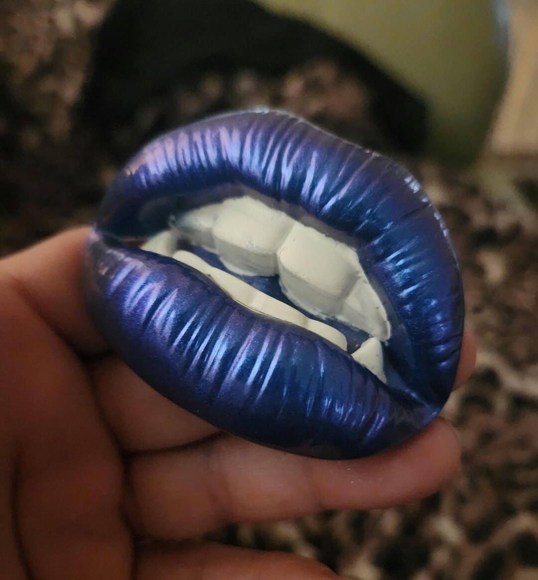 Resin Vamp Lip Magnet NEW Color by Theirridatedfox - Etsy