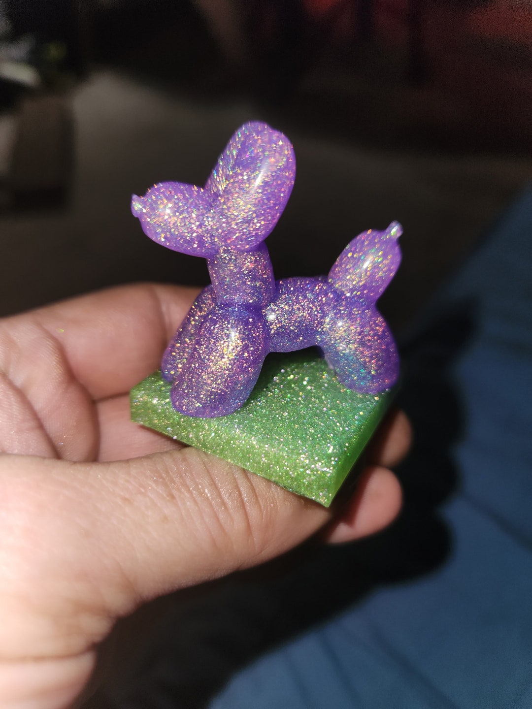 Big Bold Resin Balloon Dog Ring by Theirridatedfox - Etsy