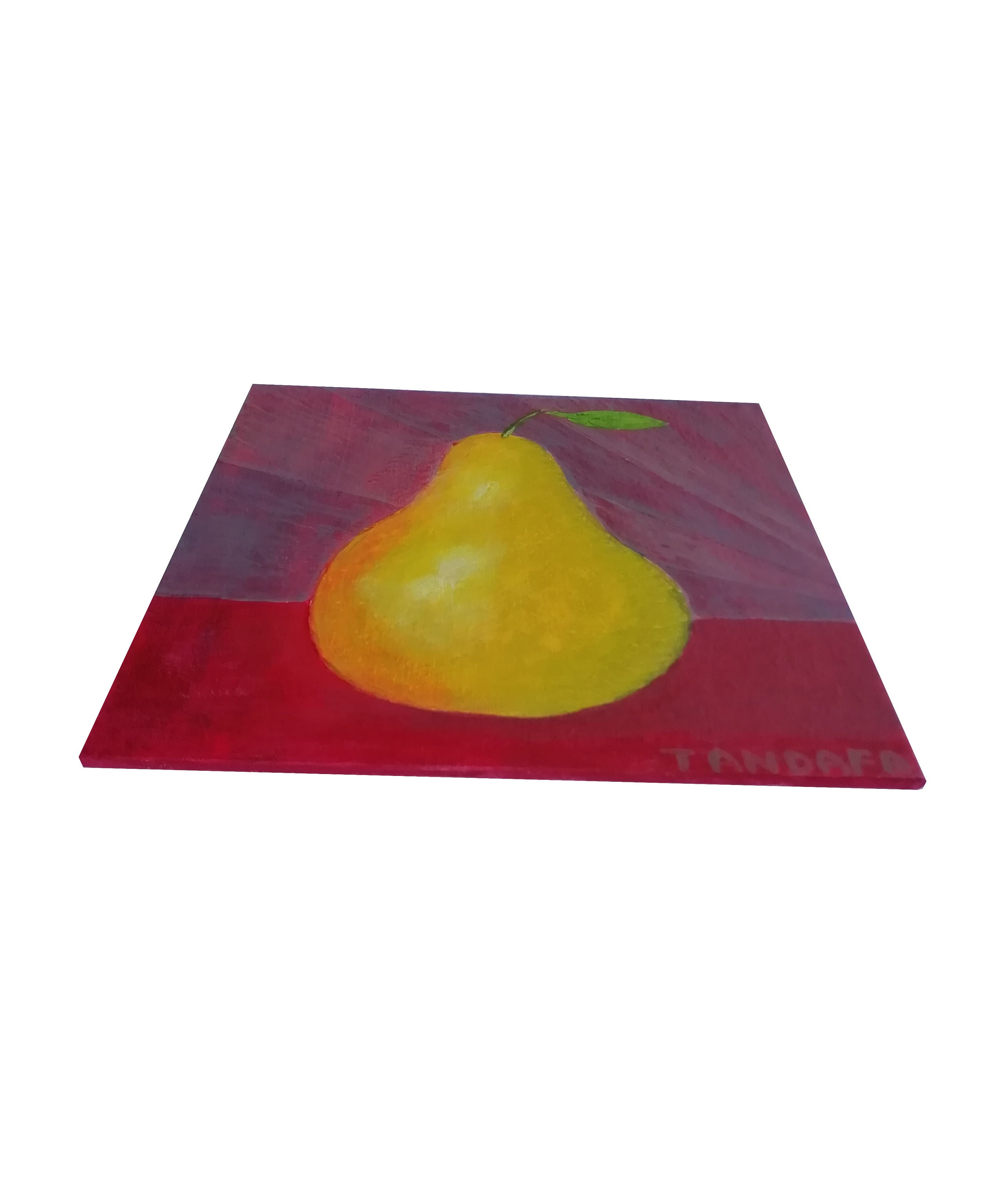 Pear Acrylic Paintings Fruit Original Art Still Life Painting Pear ...