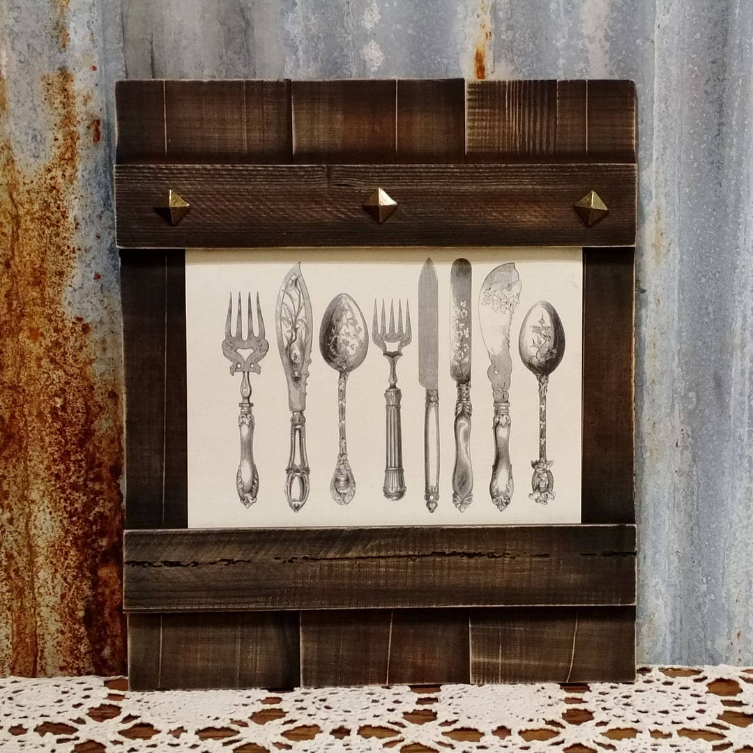 Farmhouse Silverware Sign, Farmhouse Signs, Farmhouse Decor, Rustic ...