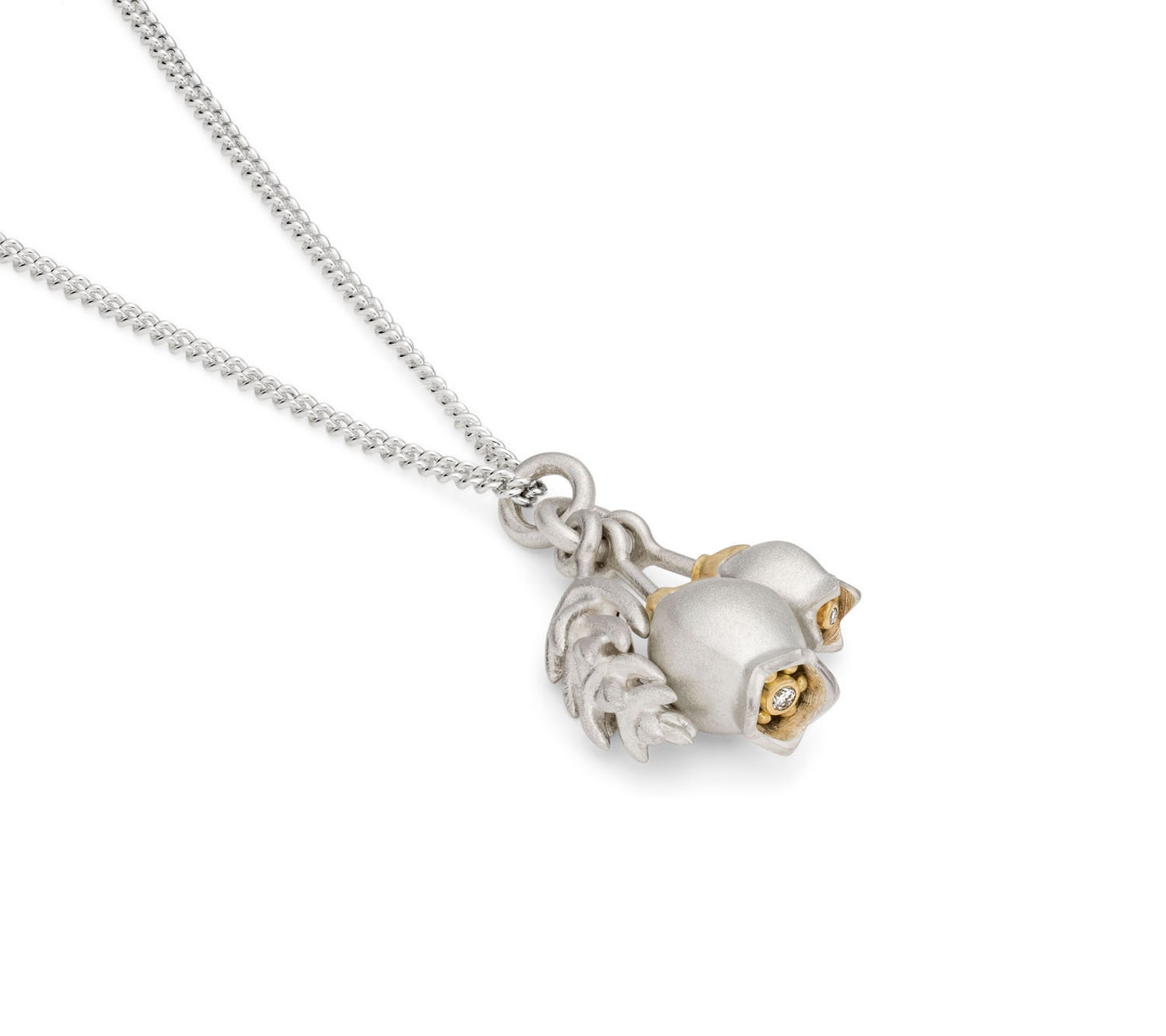 Heather Locket Heather Necklace Heather Pendant Silver - Etsy