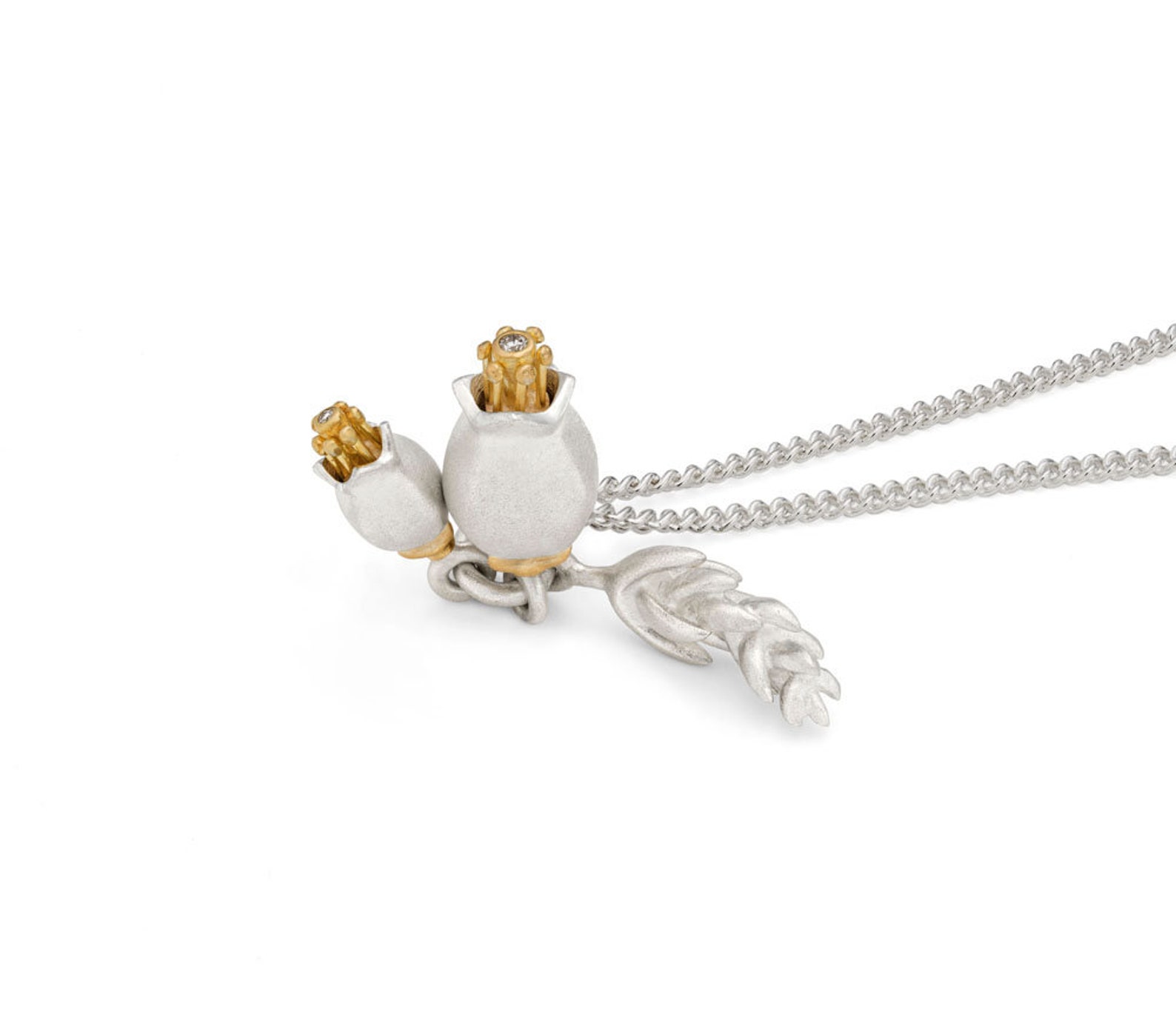 Heather Locket Heather Necklace Heather Pendant Silver - Etsy